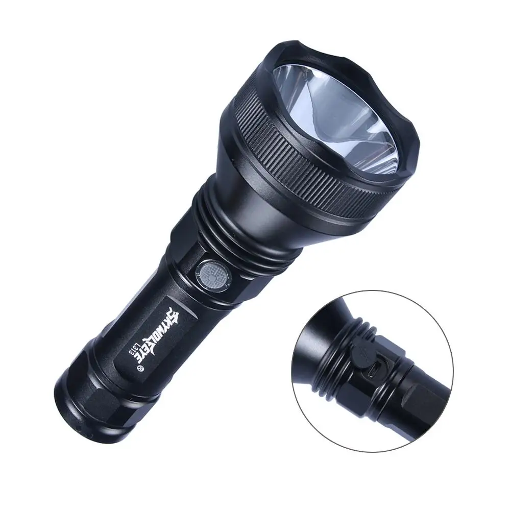 USB Charging Super Bright Military Grade USB Charging LED Flashlight ...