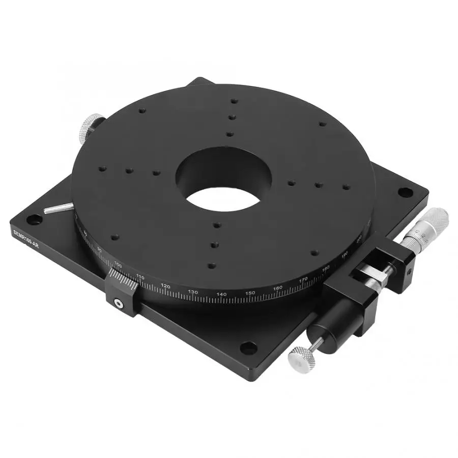 Linear R160 Manual Rotation Stage Rotating Platform Precision Bearing ...