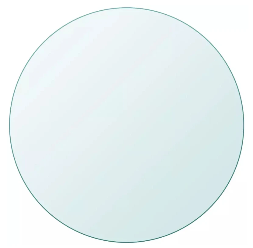 Vidaxl Table Top Tempered Glass Round 700 Mm In Café Tables From Furniture On