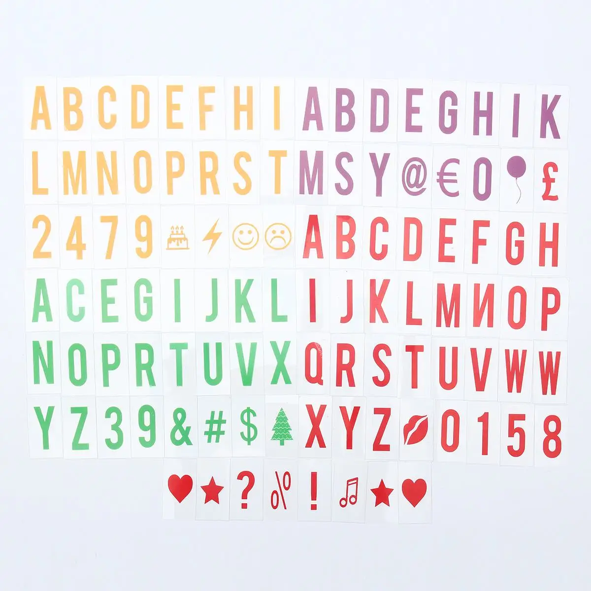 1Set Letters Stickers For Decoration Sticker Alphabet Letters 