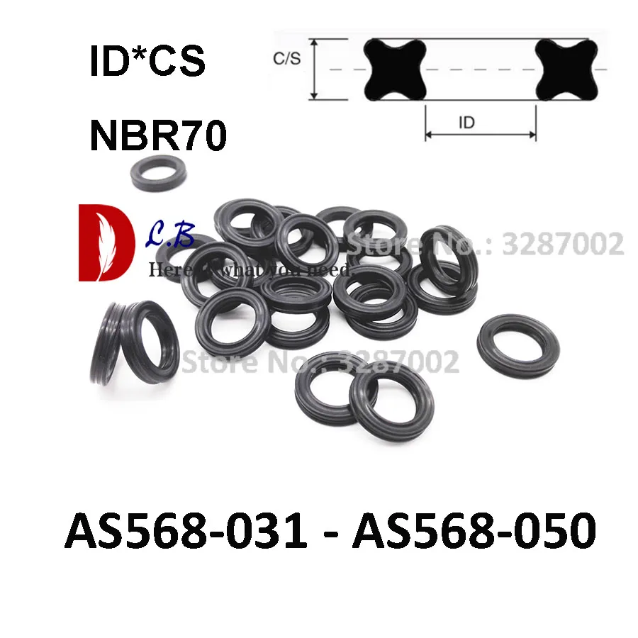 Xring As568 -031 - As568- 050 /cs= 1.78 Mm Id X Cs Nitrile (nbr) 70 Sha ...