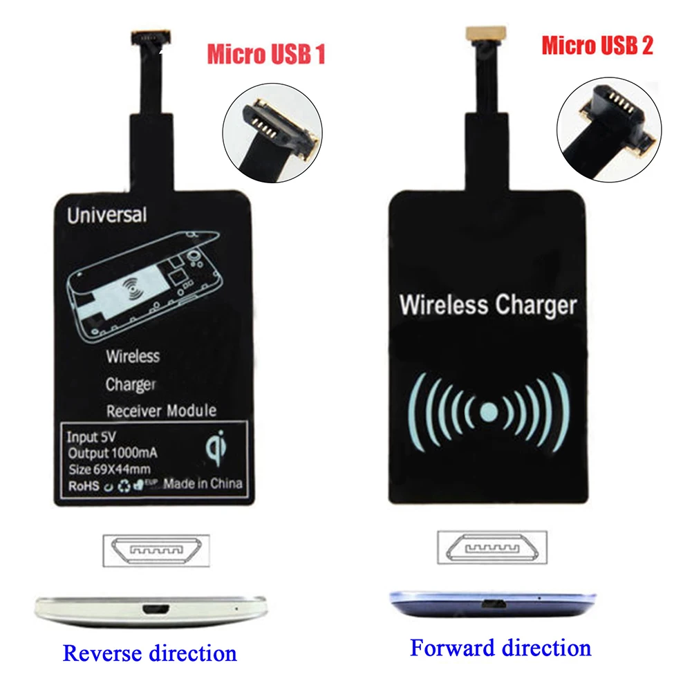 Universal Qi Wireless Charger Receiver Module Film Patch Module for ... Universal Qi Wireless Charger Receiver Module Film Patch Module for ...