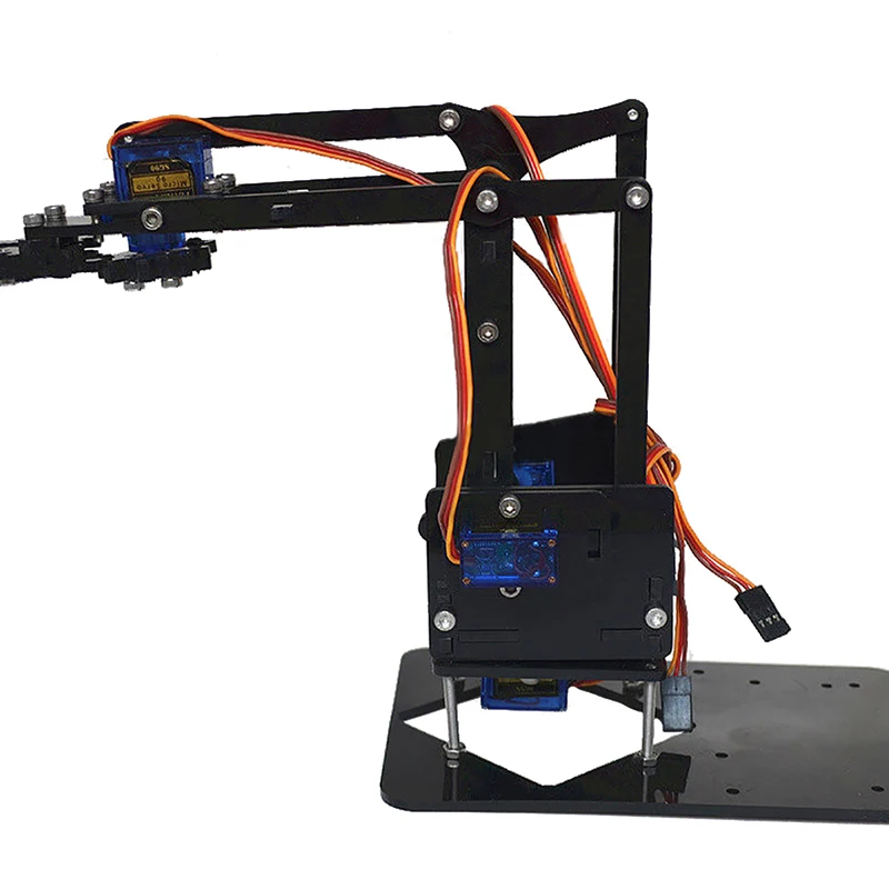SG90 Four-Degree-Of-Freedom Robotic Arm With 4 Servos Inspired By ...