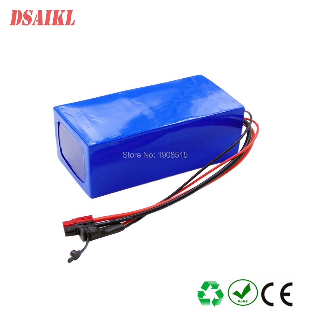 Customized 14S 51.8V 52V 6Ah 7Ah 8Ah 9Ah 10Ah li ion battery pack with ...