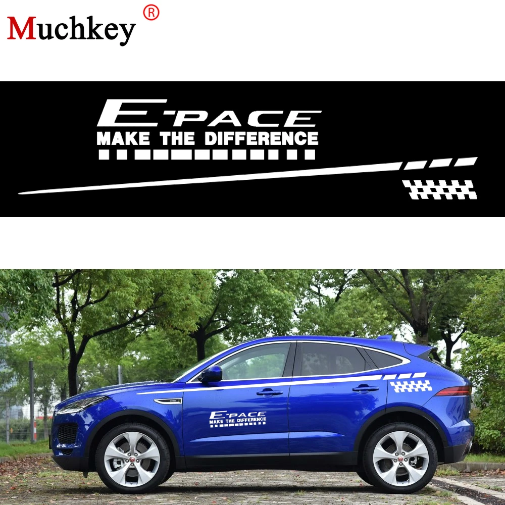 Car Side Body Decal Car Sticker for Jaguar E PACE Car Decoration ...