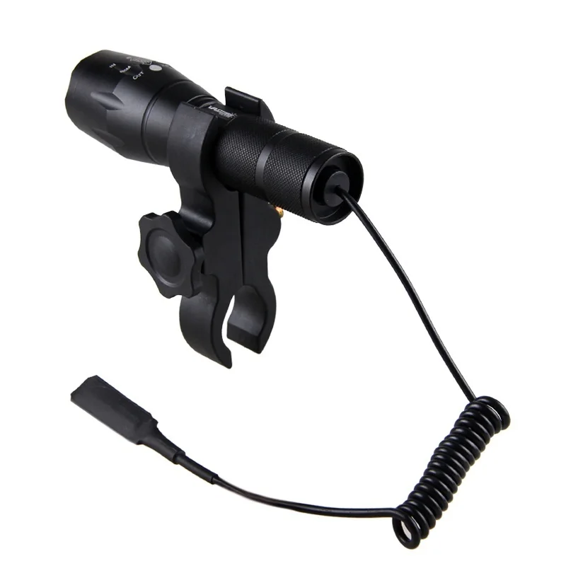 Zoomable Tactical Rail Light 5000 LM Green/Red/White Hunting Weapon ...