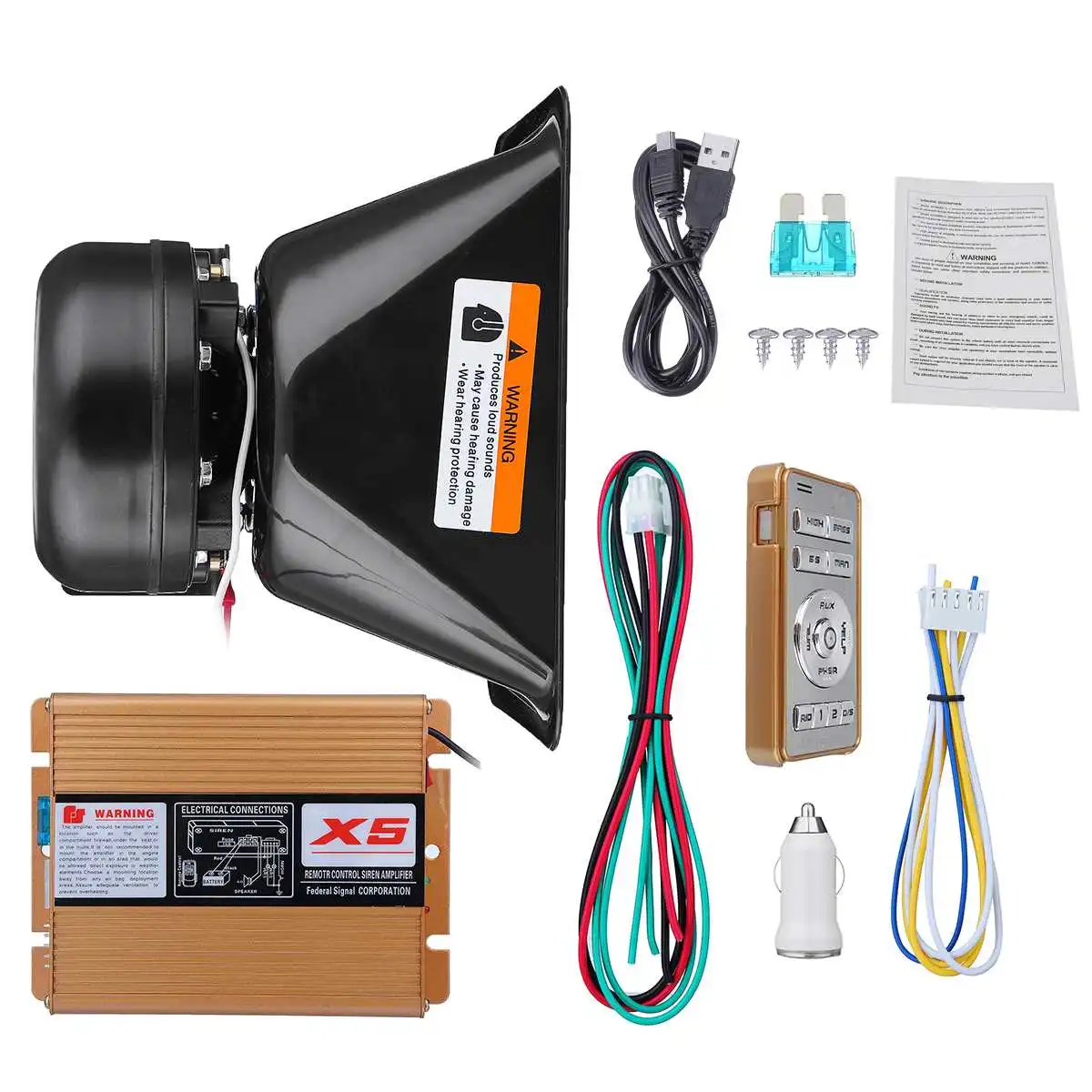 18 Sounds 400w 12v Motor Auto Car Vehicle Truck Wireless Remote Control ...