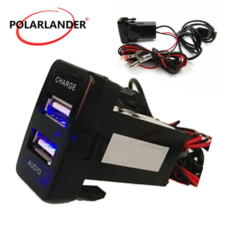 for Mazda Dual USB Charger 12V 2.1A USB Car Charger Socket Dashboard ...