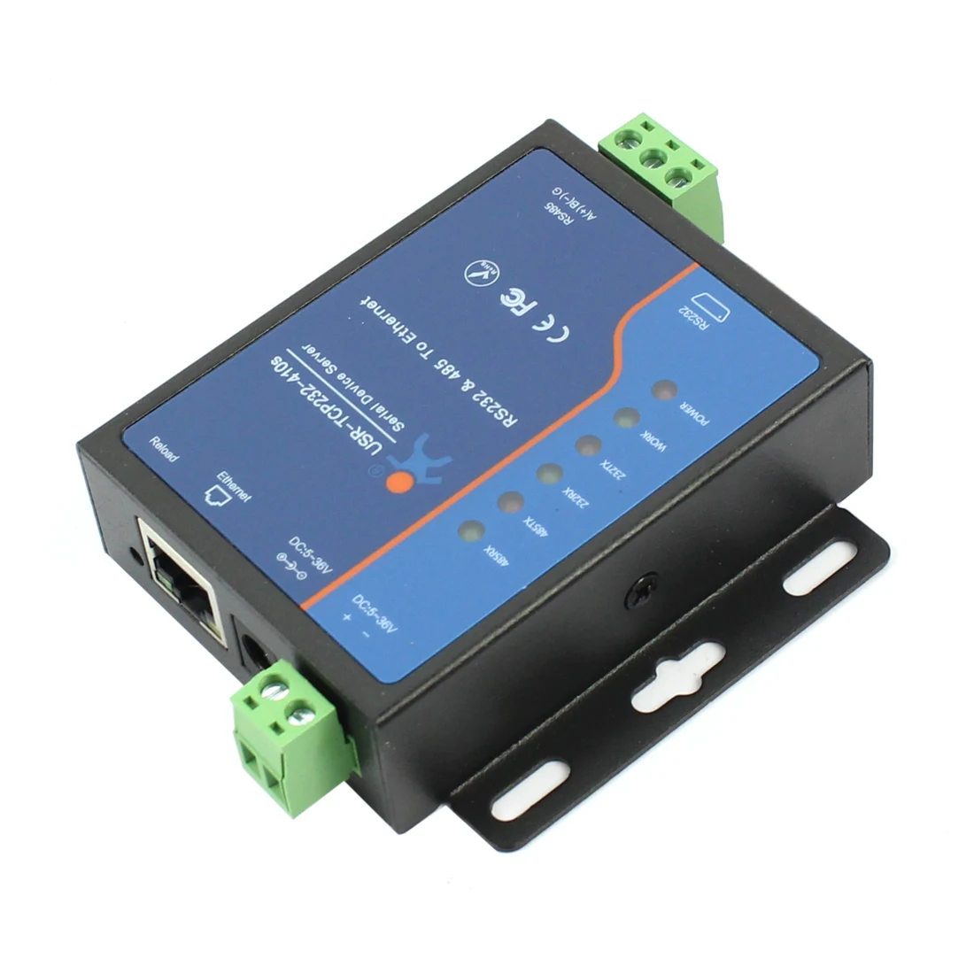 Q18039 Usriot Usr-tcp232-410s Terminal Power Supply Rs232 Rs485 To Tcp ...