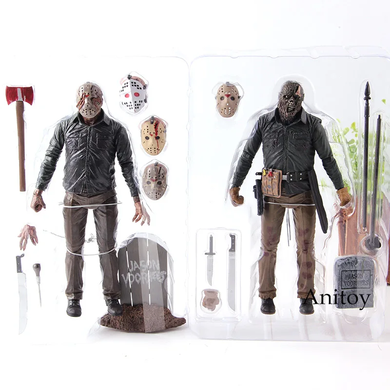 NECA Jason Friday the 13th Action Figures Jason Voorhees Horror Movie ...
