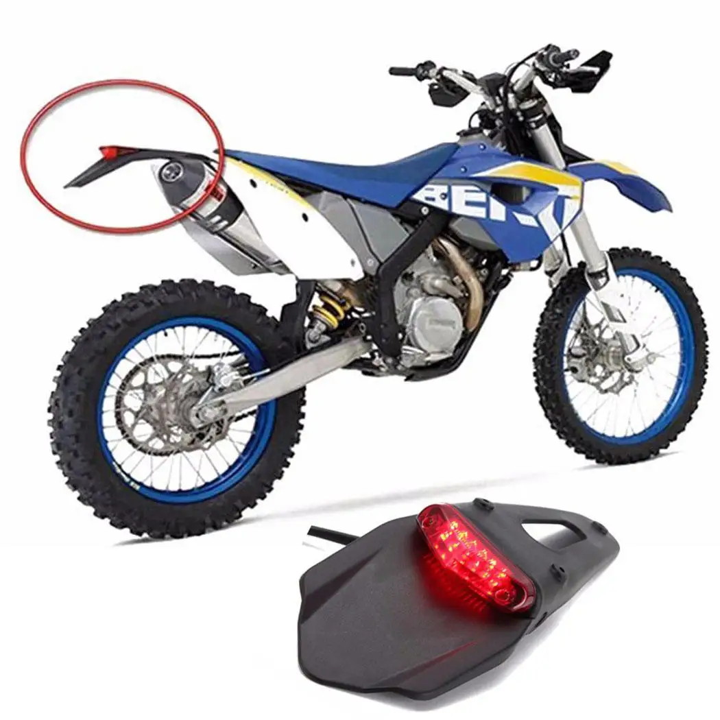 Polisport Motorcycle LED Tail Light&Rear Fender Stop Enduro taillight ...