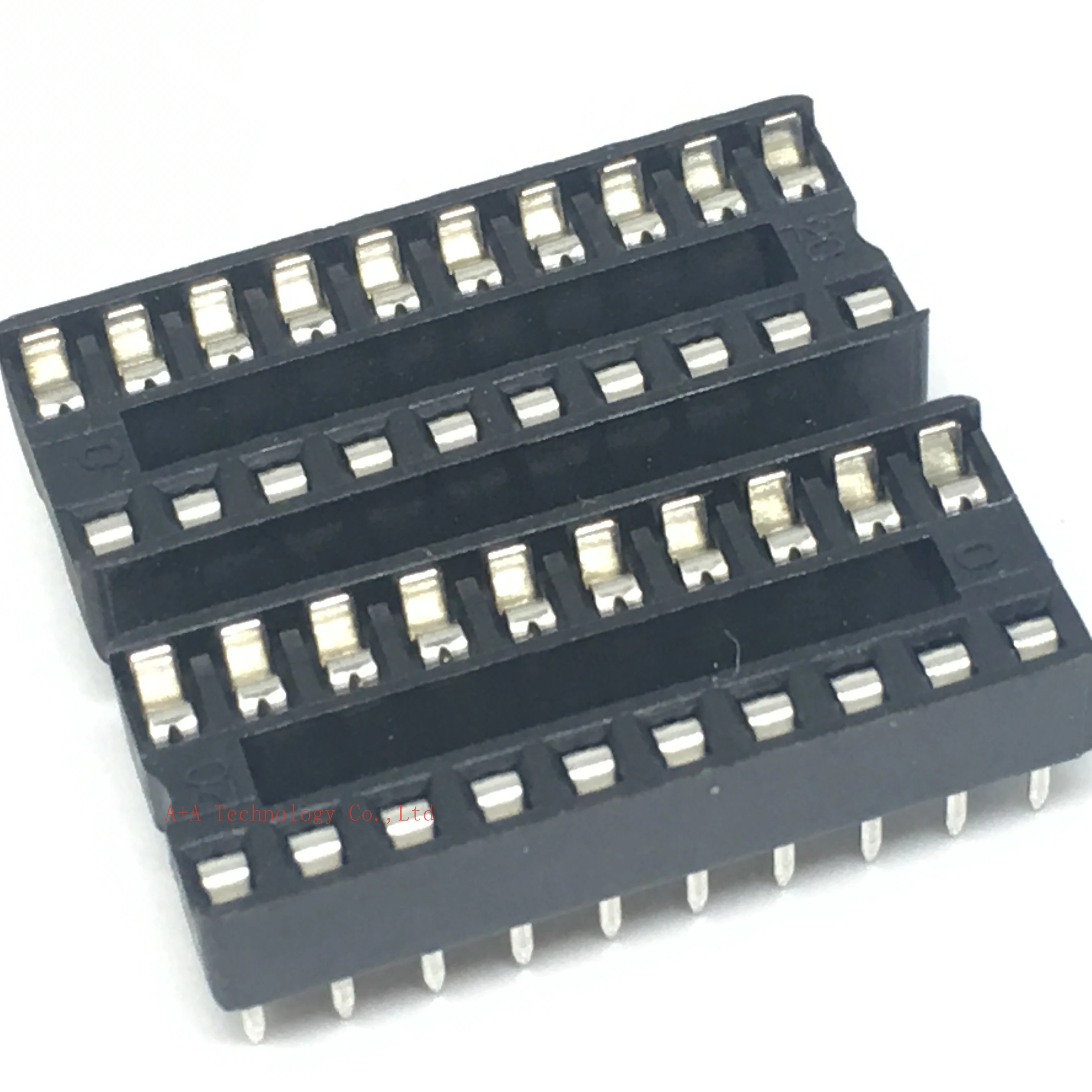 50 Uds./lote soporte de chip IC 20PIN 20 pin DIP IC socket DIP20 socket ...