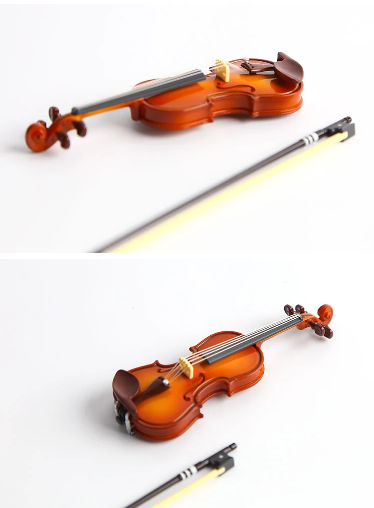 Mini Violin Action Figure 1 /16 Painted Scale Figure Mini Musical ...
