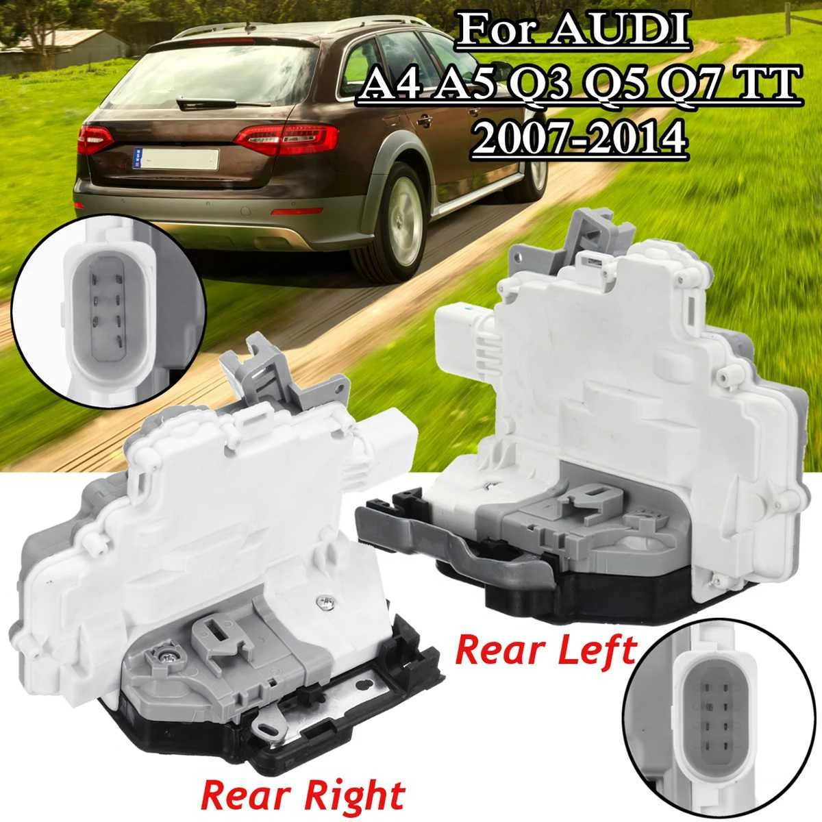 8K0839015 3C4839015a Rear Power Door Lock Actuator Mechanism For VW ...