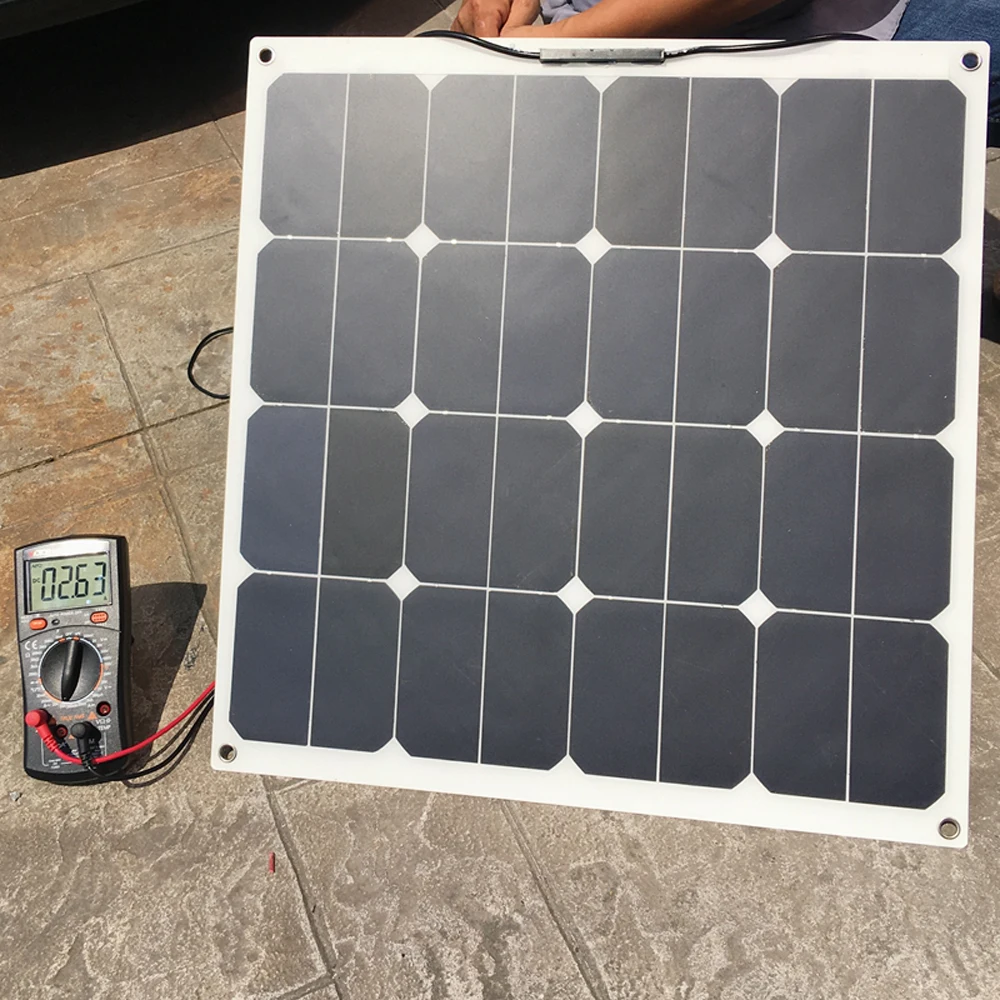 Sunpower 18V 50W Flexible Solar Panel with Insulating Backsheet Modules ...