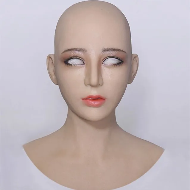 KnowU Lifelike permanent Makeup female Mask Crossdressing Crossdresser ...