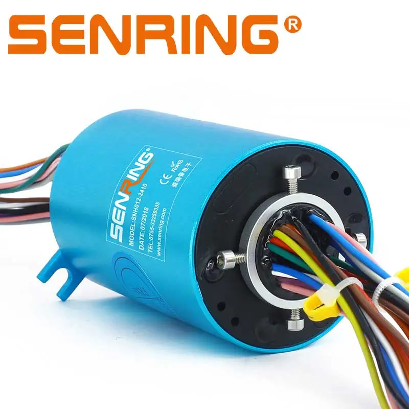 Bore-Center-12-7mm-OD-56mm-Slip-Rings-Rotary-Coupling-with-24Wires-10A ...