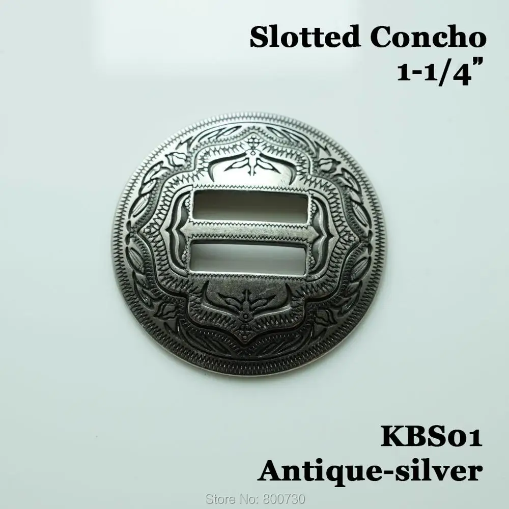 KBS01-10pc-1-1-4-32-mm-Slotted-Button-2-Tone-Leathercraft-Saddle-Tack ...
