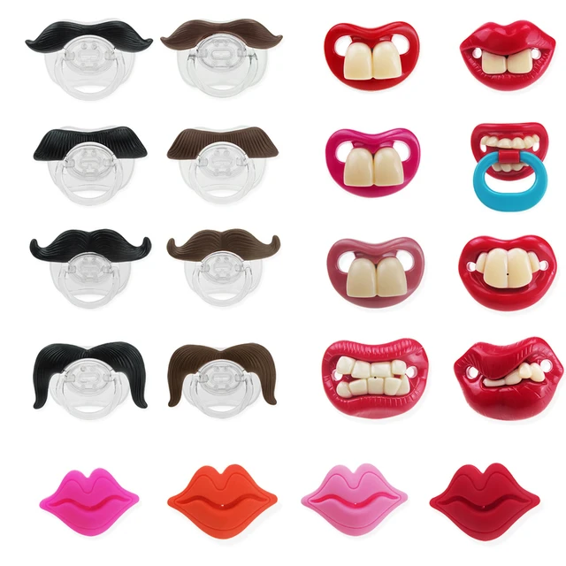 Colorful Mustache Border