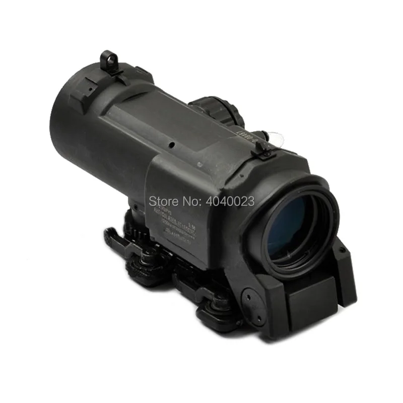 Tactical DR 4x Magnifier Optic Rifle Hunting Scope 4x32 Illuminated Mil ...