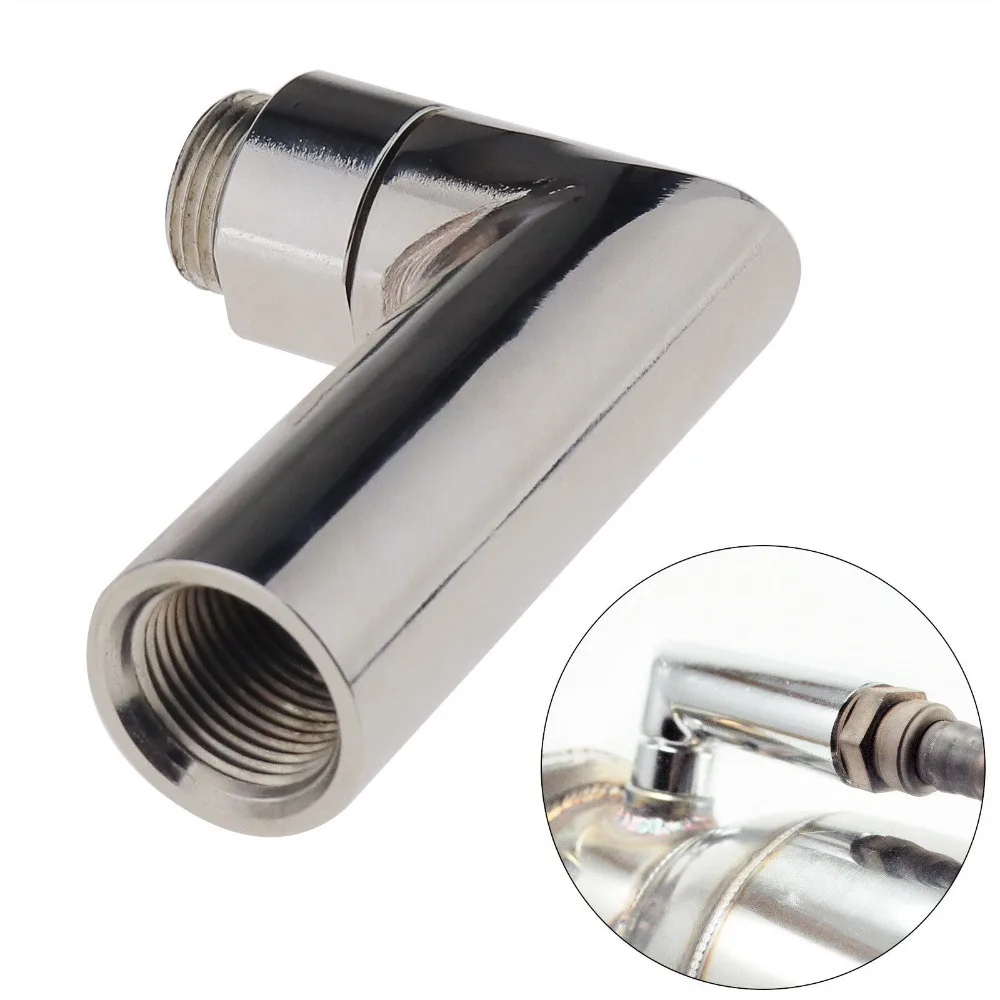 SPEEDWOW M18*1.5 90 Degree O2 Oxygen Sensor Extender Spacer Bung ...