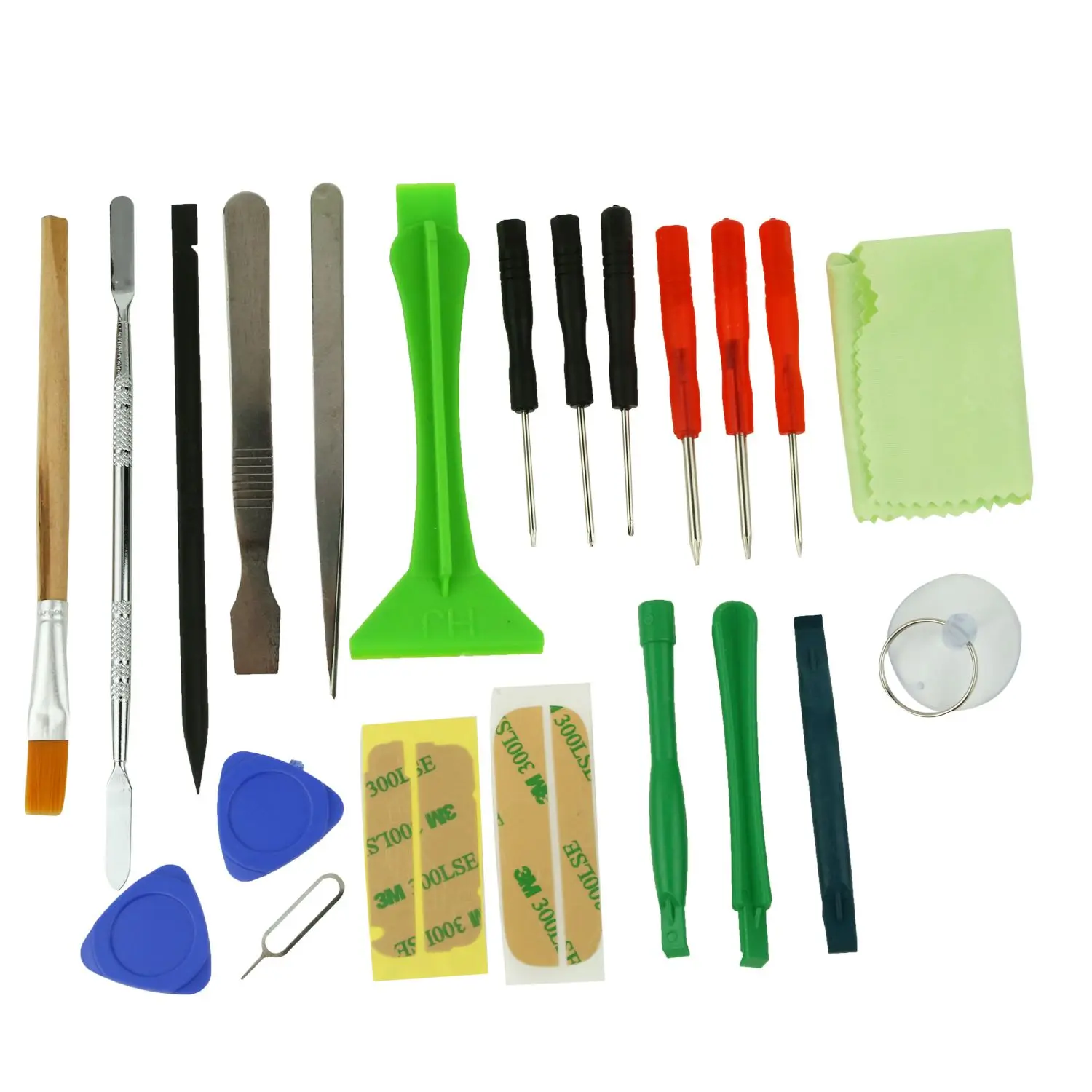 22 pcs Professional Mobile Phone Repairing Opening Tools Pry Spudger ...