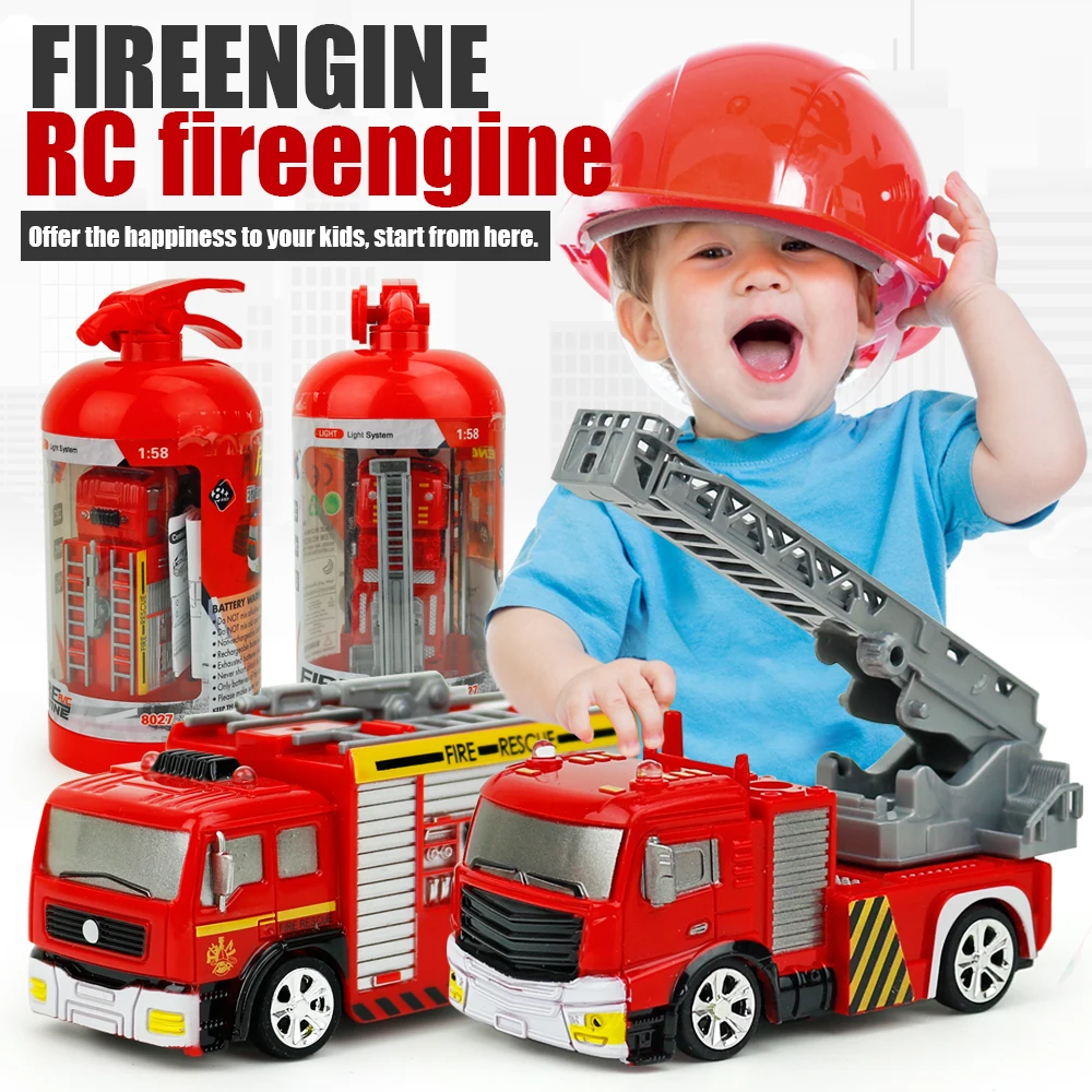 RC-Car-Simulation-Mini-Fire-Engine-Fire-Truck-for-Children-Toy ...