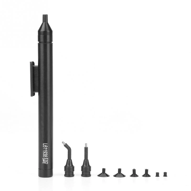 Manual Vacuum Suction Pen Kit With 2 Suction Tips And 6 Suckers BGA ...