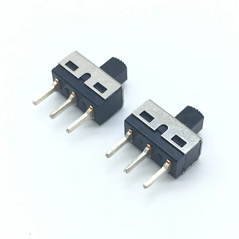 10Pcs-2-Position-SPDT-3-Pin-PCB-Panel-Mini-Vertical-Slide-Toggle-Switch ...
