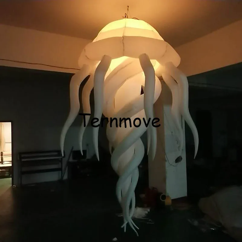 Party Ceiling Decoration Event Led Lighting Inflatable Jellyfish ...