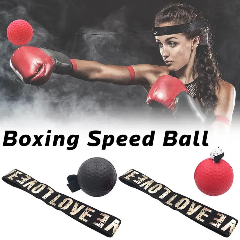 Boxing Reflex Speed Punch Ball Training Hand Eye Coordination with ...