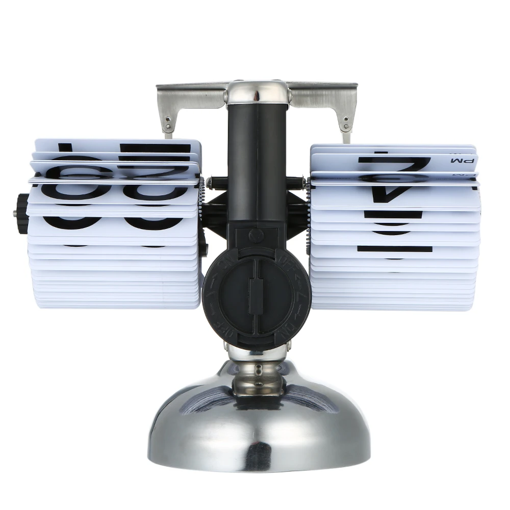 Mechanical Retro Style Flip Over Clock, Desk Clock - GenieUs Shop