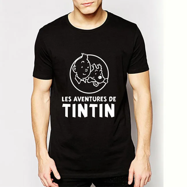 Tintin T Shirts 3D Cartoon Adventure Classic Animation T shirt Top Tees ...