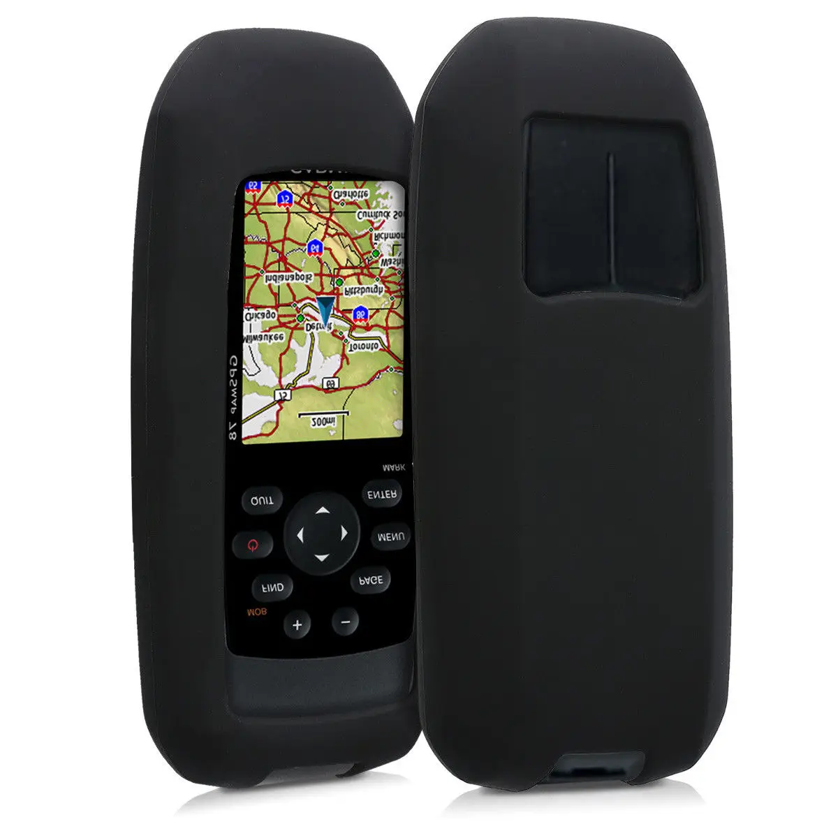 Silicon Black Case Protect Skin Cover for Garmin GPSMap 78 78s 73 ...