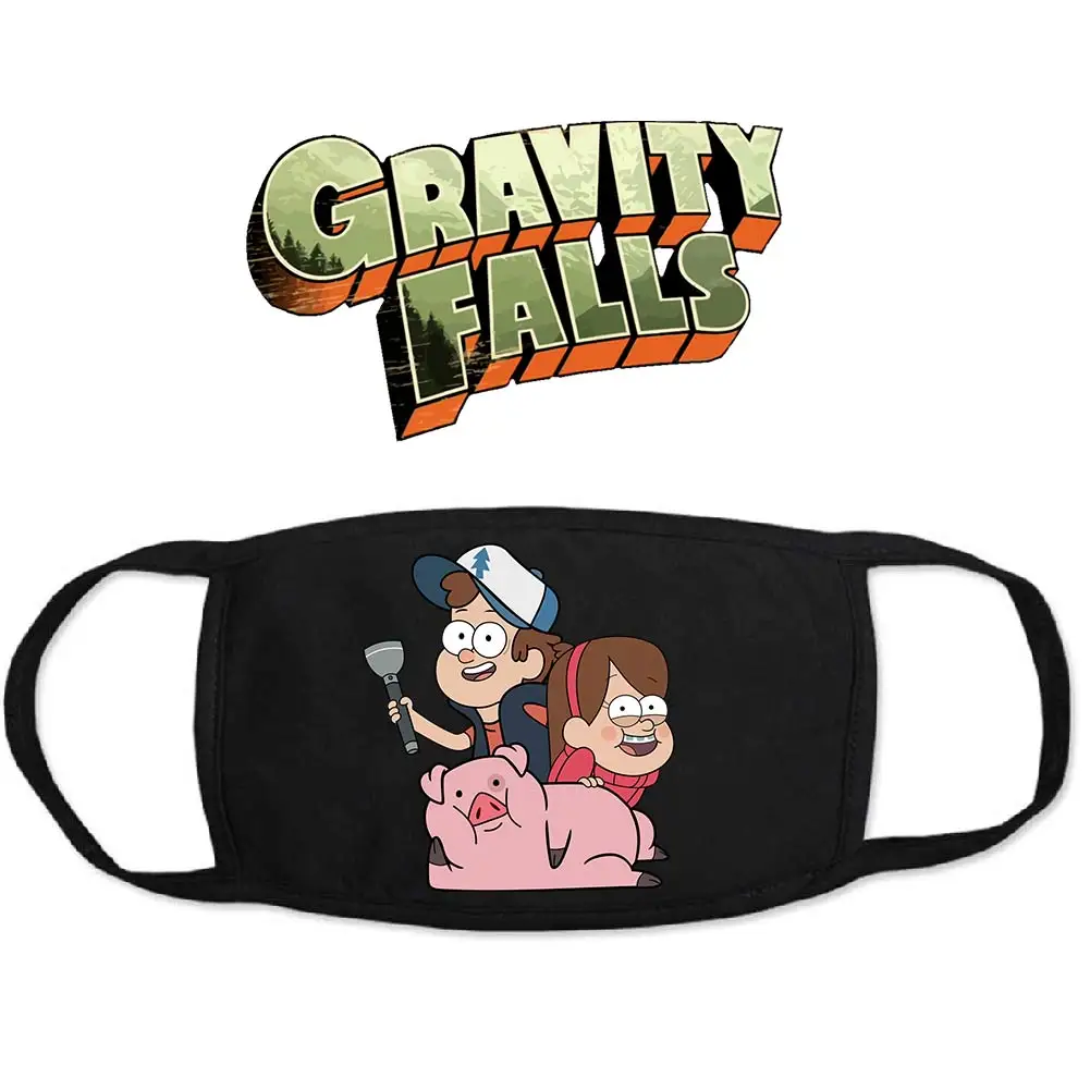 OHCOMICS Gravity Falls Bill Cipher Boss Waddles Face Mask Camouflage ...