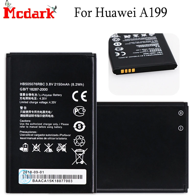 화웨이 Ascend G527 A199 C8815 G606 G610 G610 U20 G700 G710 G716 G610S/C/T Y600 Y600 U20 2150mAh 용 ...