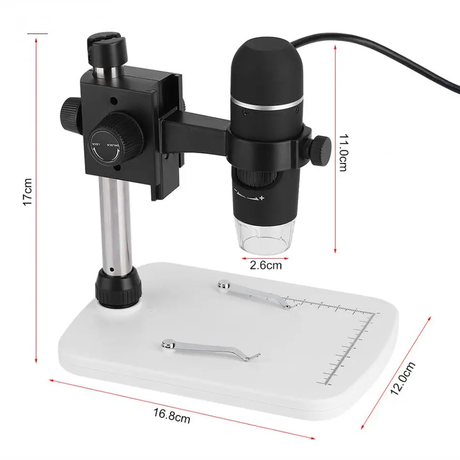 USB Digital Microscope Ccamera Led Electronic Electron Endoscope 300X ...