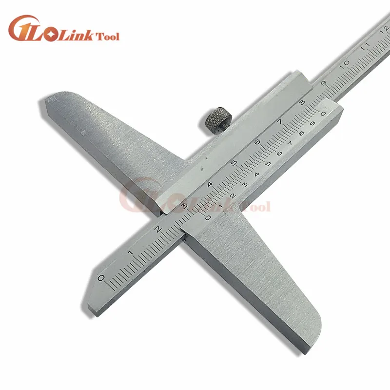 Vernier Depth Gauge 0-150mm/0.02mm Depth Caliper Micrometer Measuring ...