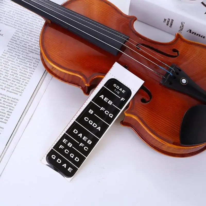 Violin Fiddle Fingerboard Chord Note Sticker Fret Marker Label for ...