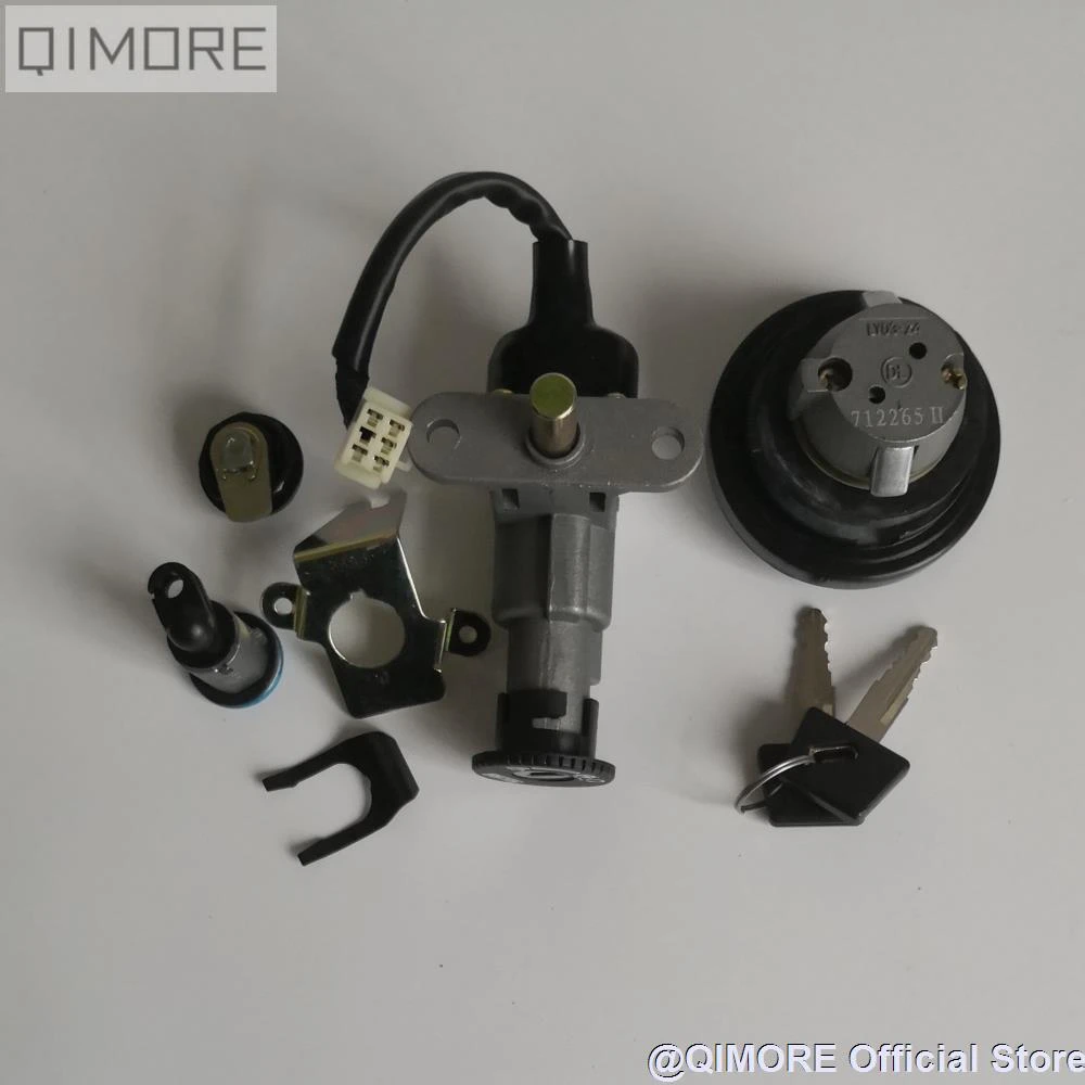 Ignition Switch Lock Key Set for Scooter QJ B08 Keeway F act Focus RY8 ...