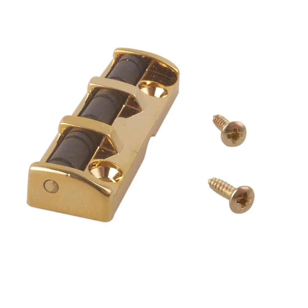 Gold-Electric-Guitar-Roller-Nut-Metal-Soild-Body-Pro-Quality-43MM-For ...