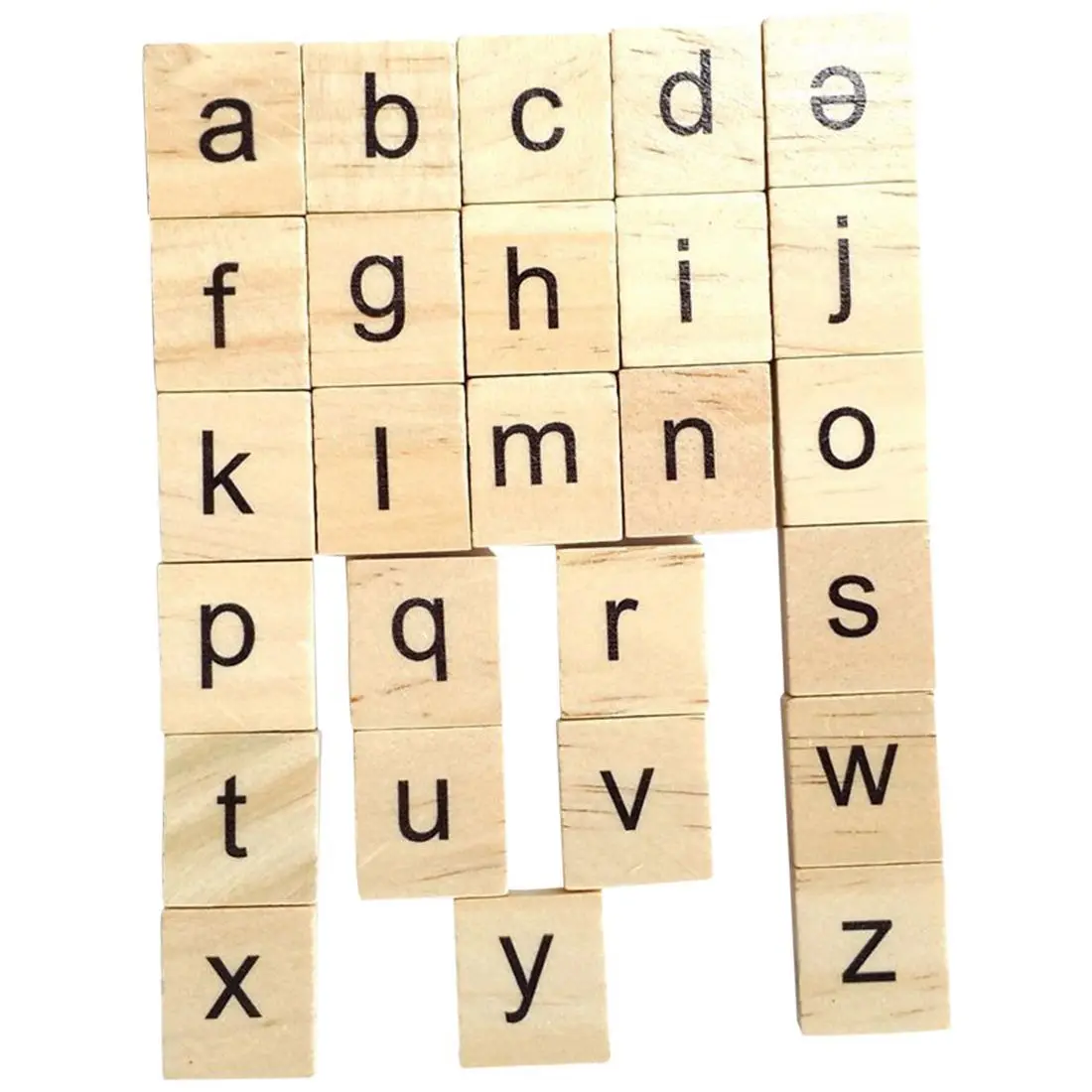 200X Wooden Scrabble Tiles Letter Alphabet Scrabbles Number Crafts ...