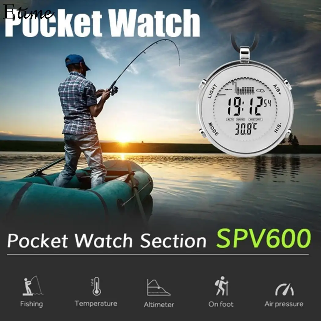 FANALA Pocket Watch Stainless Compass Steel Glass Pocket Watch Jack ...