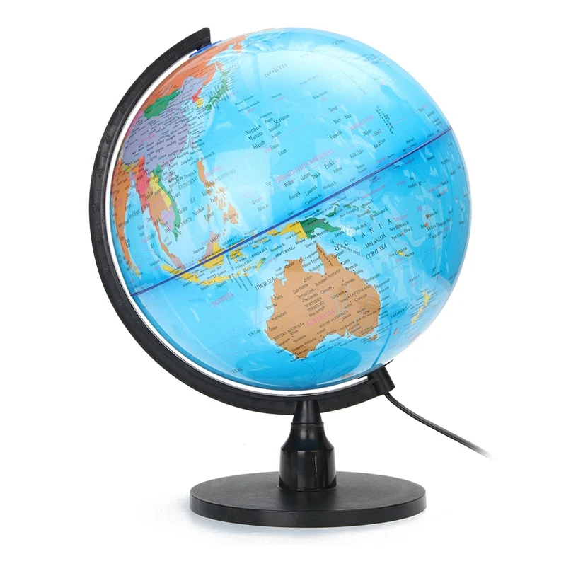 KiWarm LED Electronic Floating Geography Globe World Map For Birthday ...