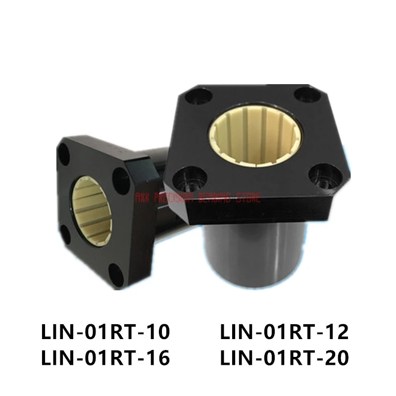 2021 Axk Hot Sale 1pc Flange Linear Plastic Bearing Lin-01rt-10 Lin ...