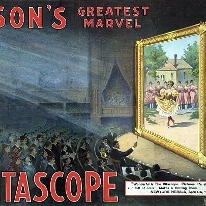 Edison The Vitascope Movie Poster Print (24 x 36)|Plaques & Signs ...