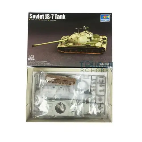 TRUMPETER SCALE MODELS 1/72 SOVIET JS7 (IS7) TANK7136 C $6.88 ...