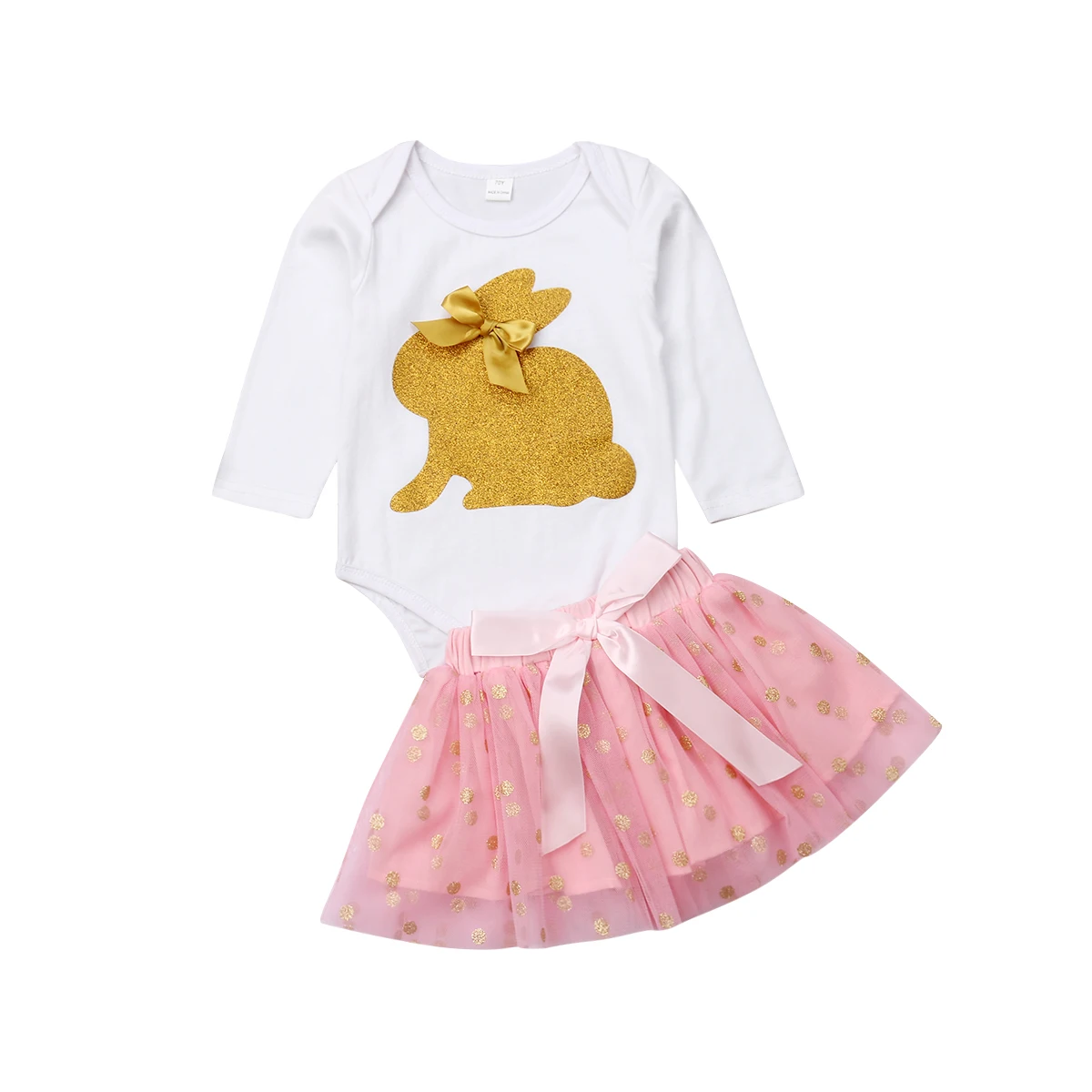 Retailing Baby Rabbit Clothes Sets Newborn Babies Girls Bunny Bodysuit ...