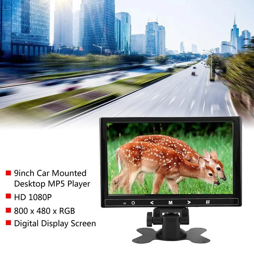 Car MP5 Player with digital display screen 9inch HD 1080P Car Mounted ...