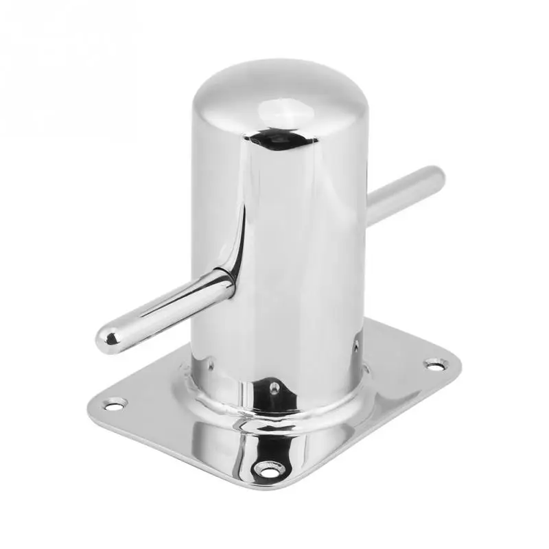 120mmx90mm Silver Stainless Steel Boat Samson Post Cross Bollard ...